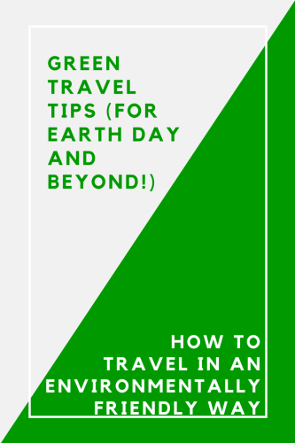 Green Travel Tips for Earth Day and Beyond — sightDOING