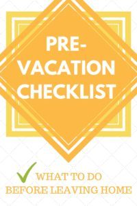 A Pre-Vacation Checklist — sightDOING