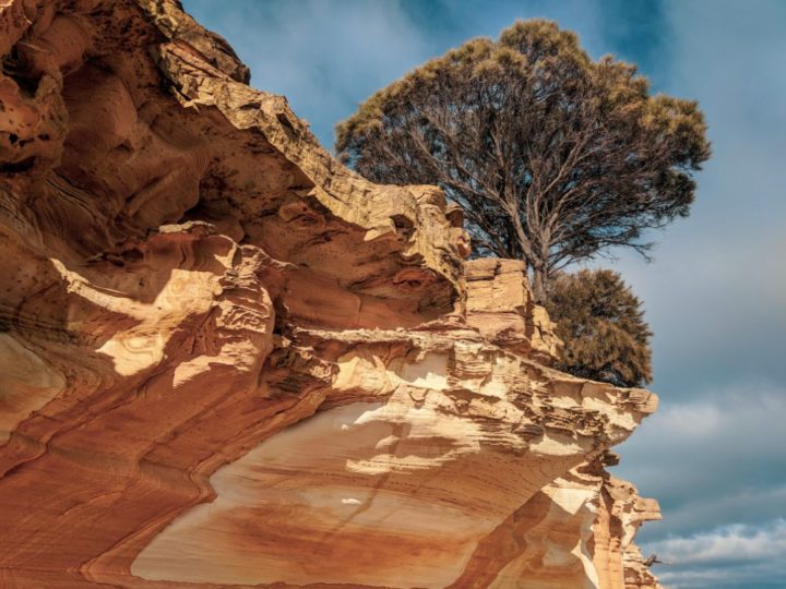 The Tasmania Painted Cliffs on Maria Island are Spectacular