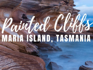 The Tasmania Painted Cliffs on Maria Island are Spectacular