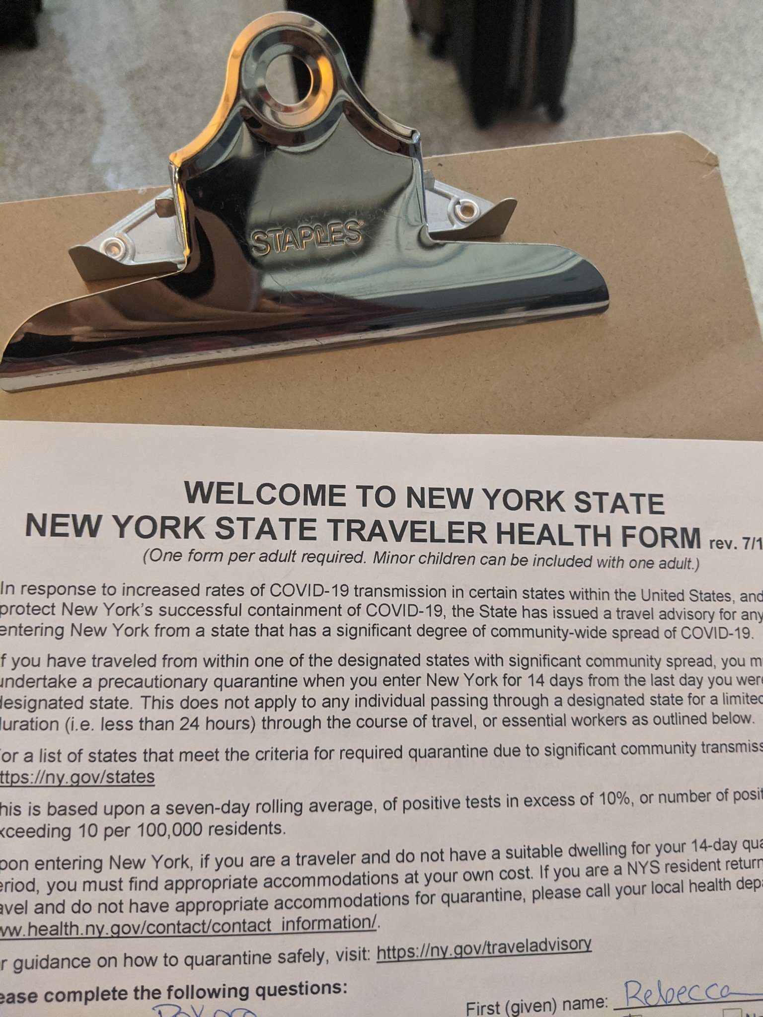 New York is Not Messing Around With Travel Quarantines — sightDOING